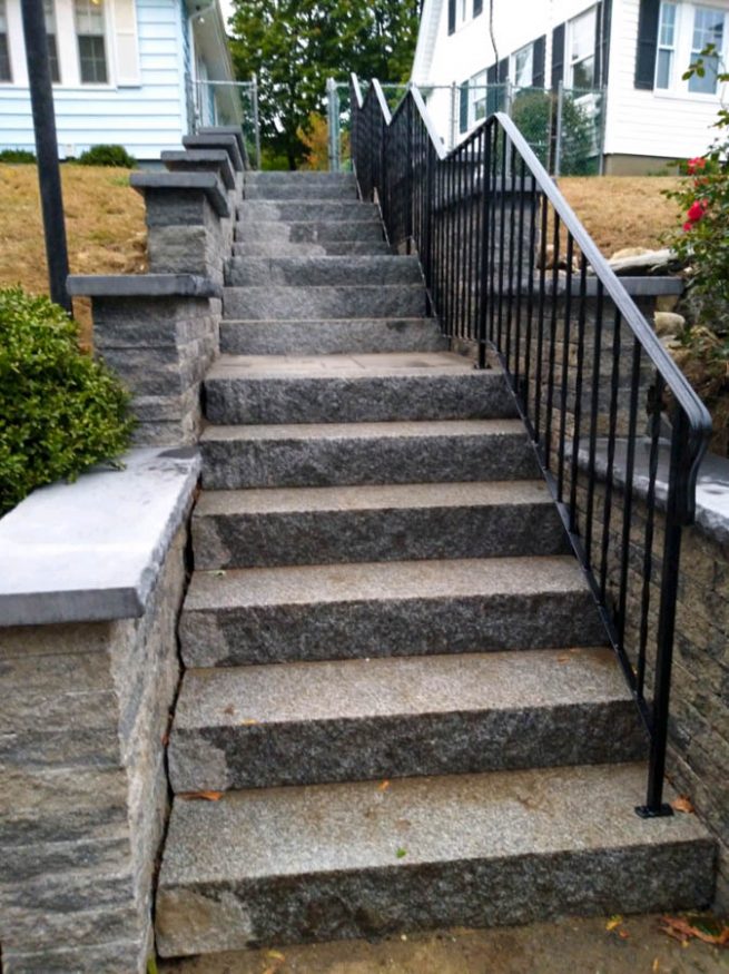 Granite Steps – Seacoast Concrete